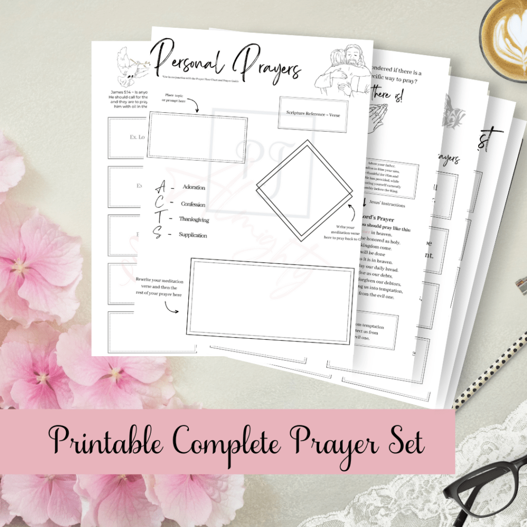 Printable COMPLETE Prayer Pages Set from the Uplifting "JOURNEY: A ...