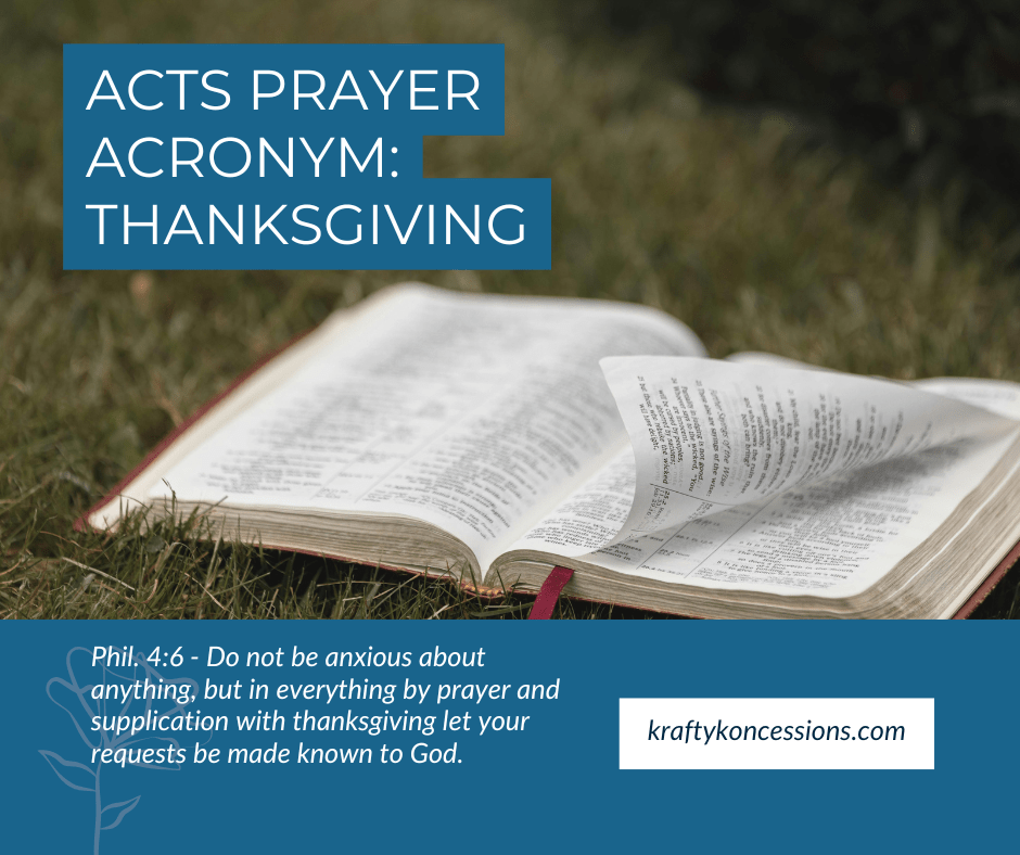 How To Pray: Thanksgiving From The ACTS Prayer Acronym